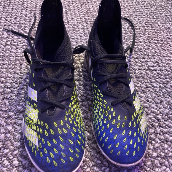 adidas | Shoes | Adidas Blue And Yellow Athletic Shoes | Poshmark